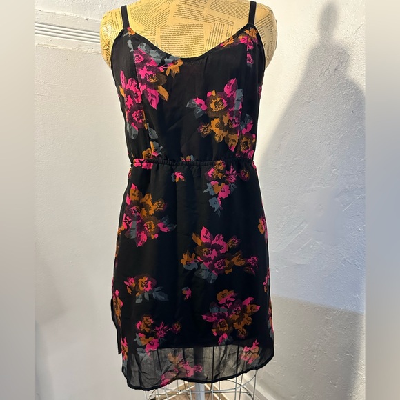 Volcom | Dresses | Vintage Volcom Size M2 9s00s Floral Sheer Slip Dress ...
